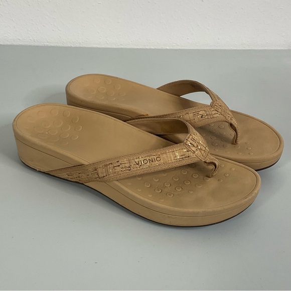 Vionic | Shoes | Vionic High Tide Platform Flip Flop Sandals Size 9 ...